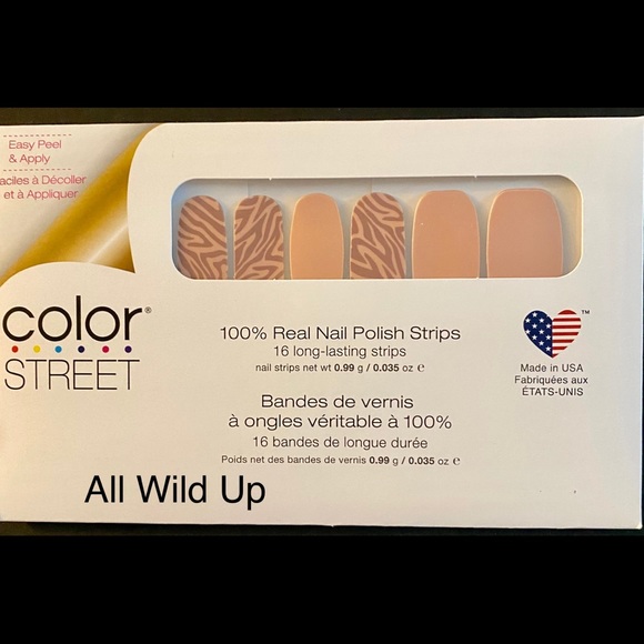 Color Street | Makeup | Color Street Nail Strips All Wild Up | Poshmark